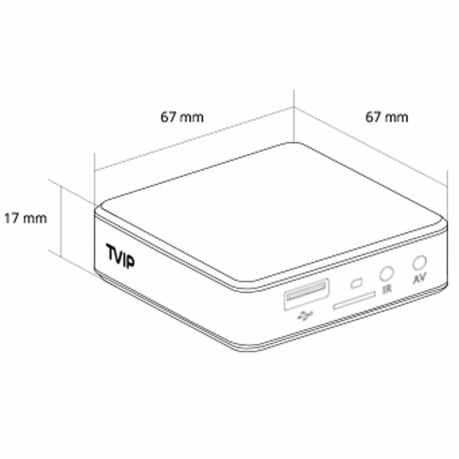 TVIP S-Box v.710 IPTV 4K HEVC Mediacenter HD Multimedia Streamer