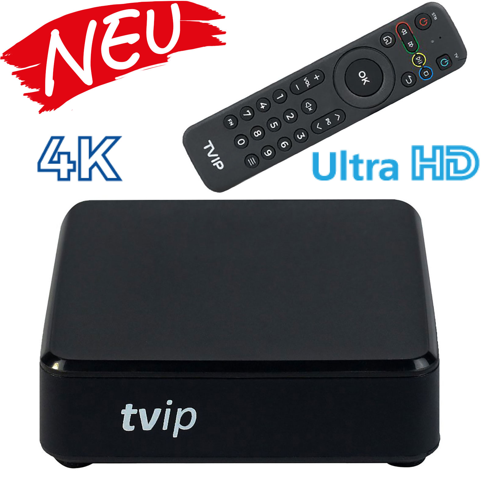 TVIP S-Box v.710 IPTV 4K HEVC Mediacenter HD Multimedia Streamer